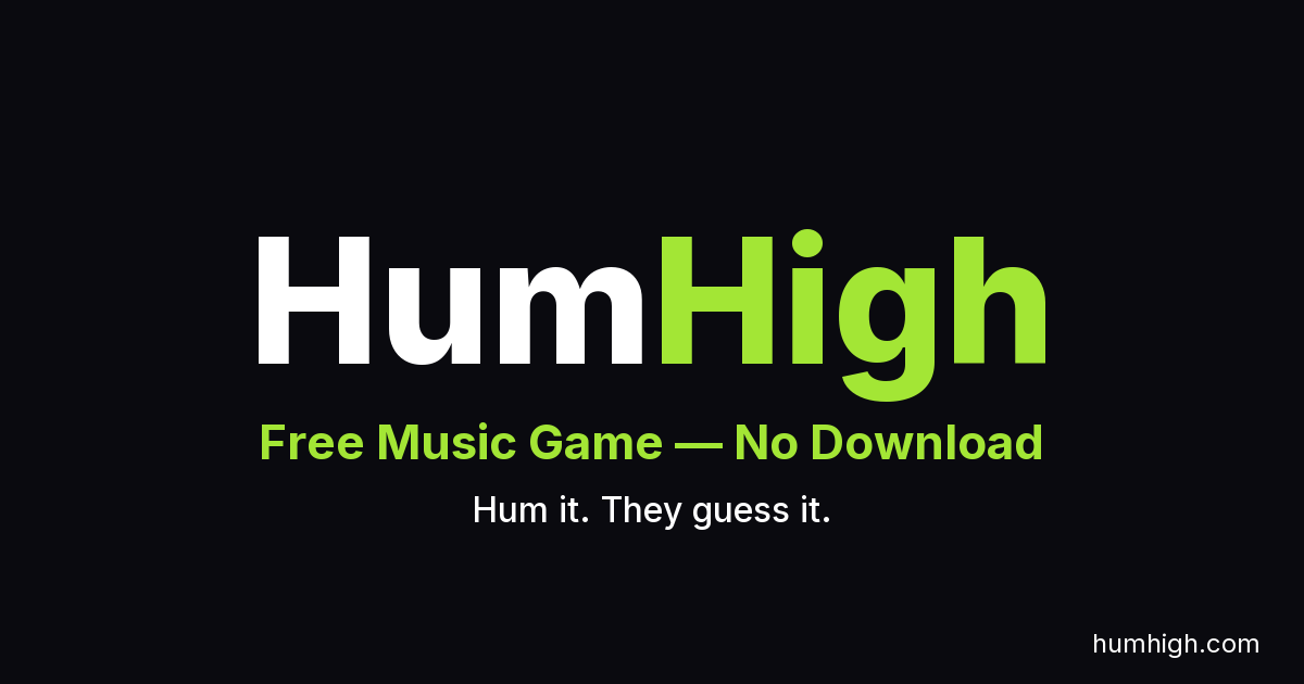 Heardle Alternative — Free Song Guessing Game | Hum High
